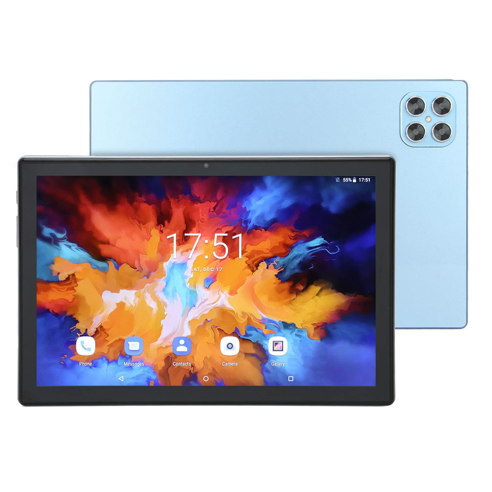 Luqeeg 12GB RAM 256GB ROM, 10.1in 2 in 1 Tablet, 5G Dual WiFi, Octa Core Processor, Detachable Keyboard, 10.1 Inch IPS Display with RGB Keyboard Stylus Support for 11.0 (#2)