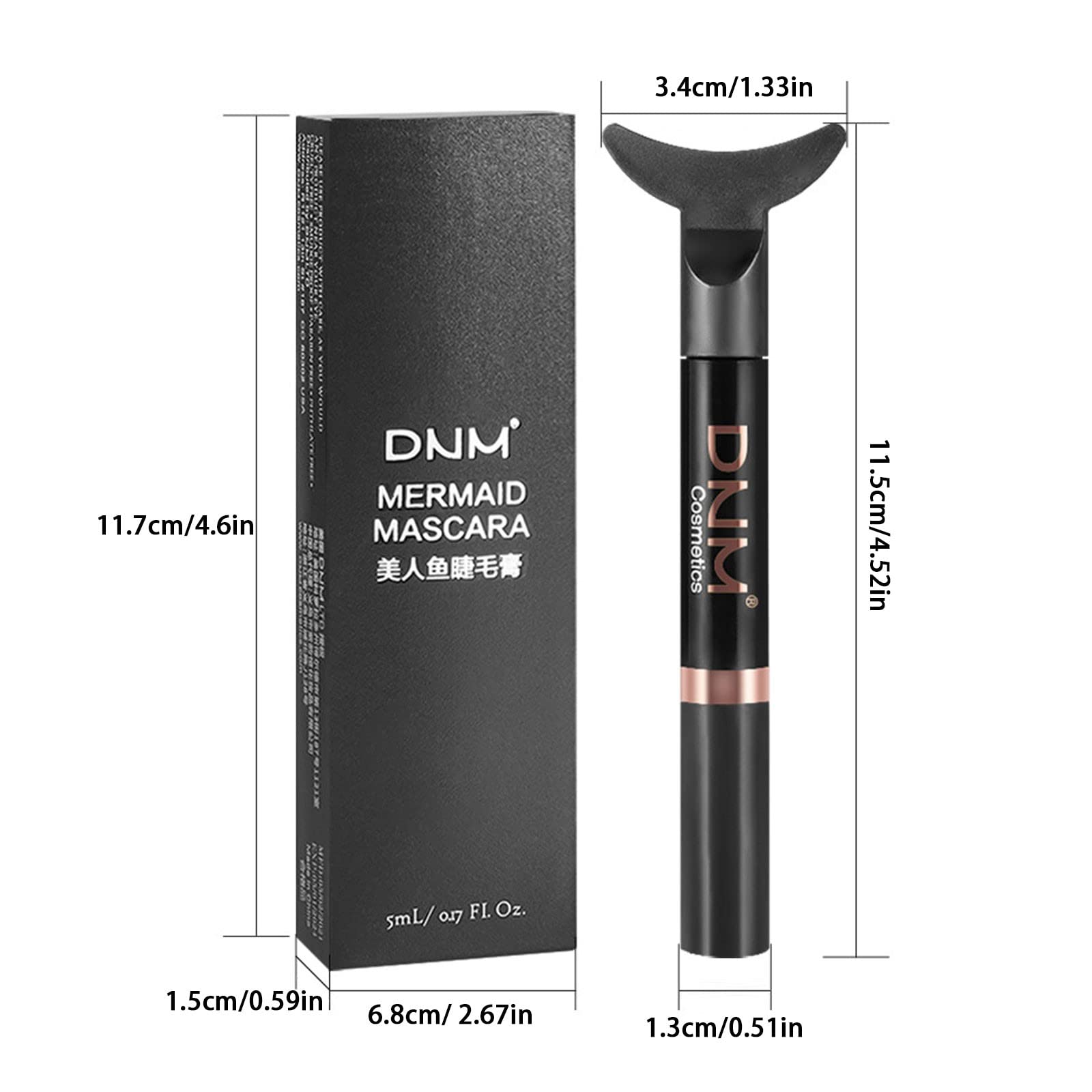 Long Silk And Eyelashes Mascara Waterproof-Makeup 6 Mascara Mascara Curly Mermaid Eyelash Color Extension. Colorful Thick Long Lattice Eyelash Growth