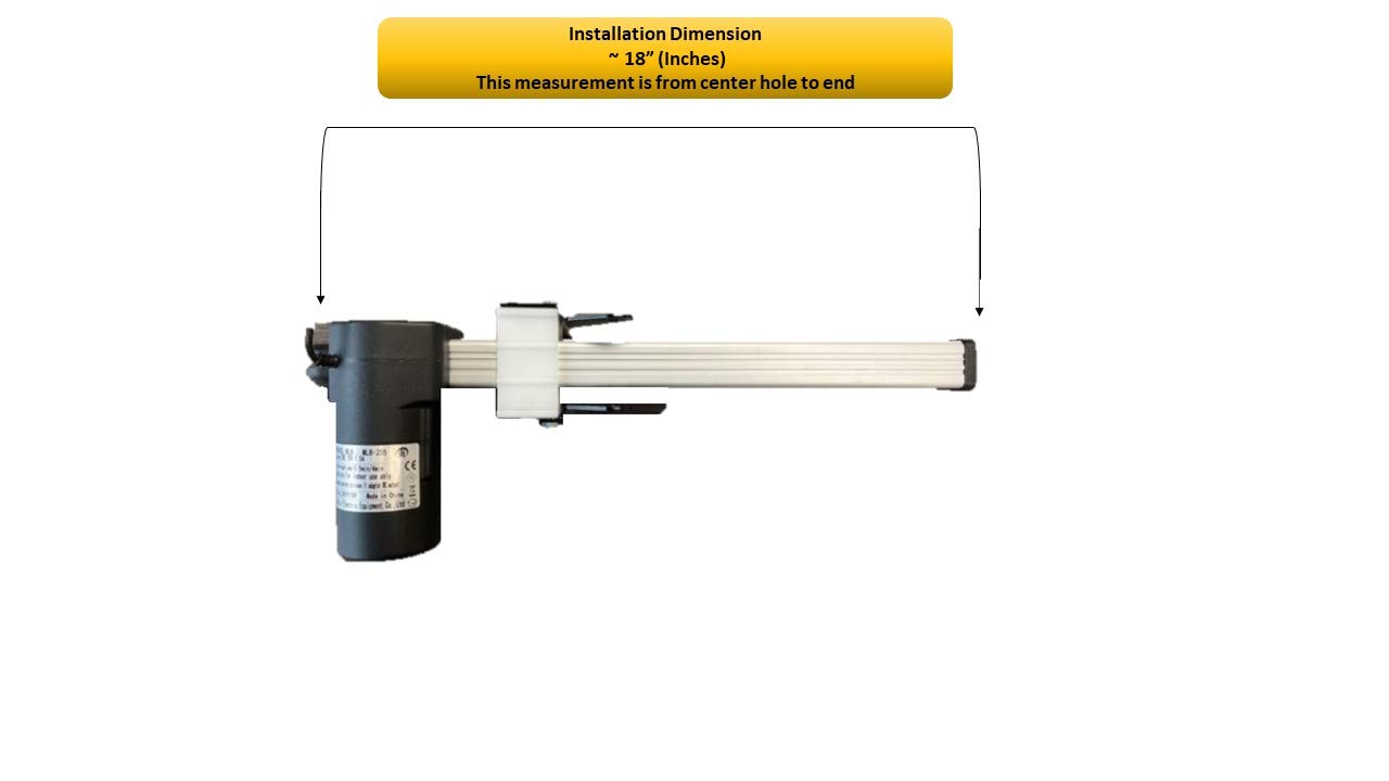 Mulin Power Recliner Motor Replacement with Cord Model ML8-255 Linear Actuator for Sofa Lift Chair Couch Massage Seat Bed