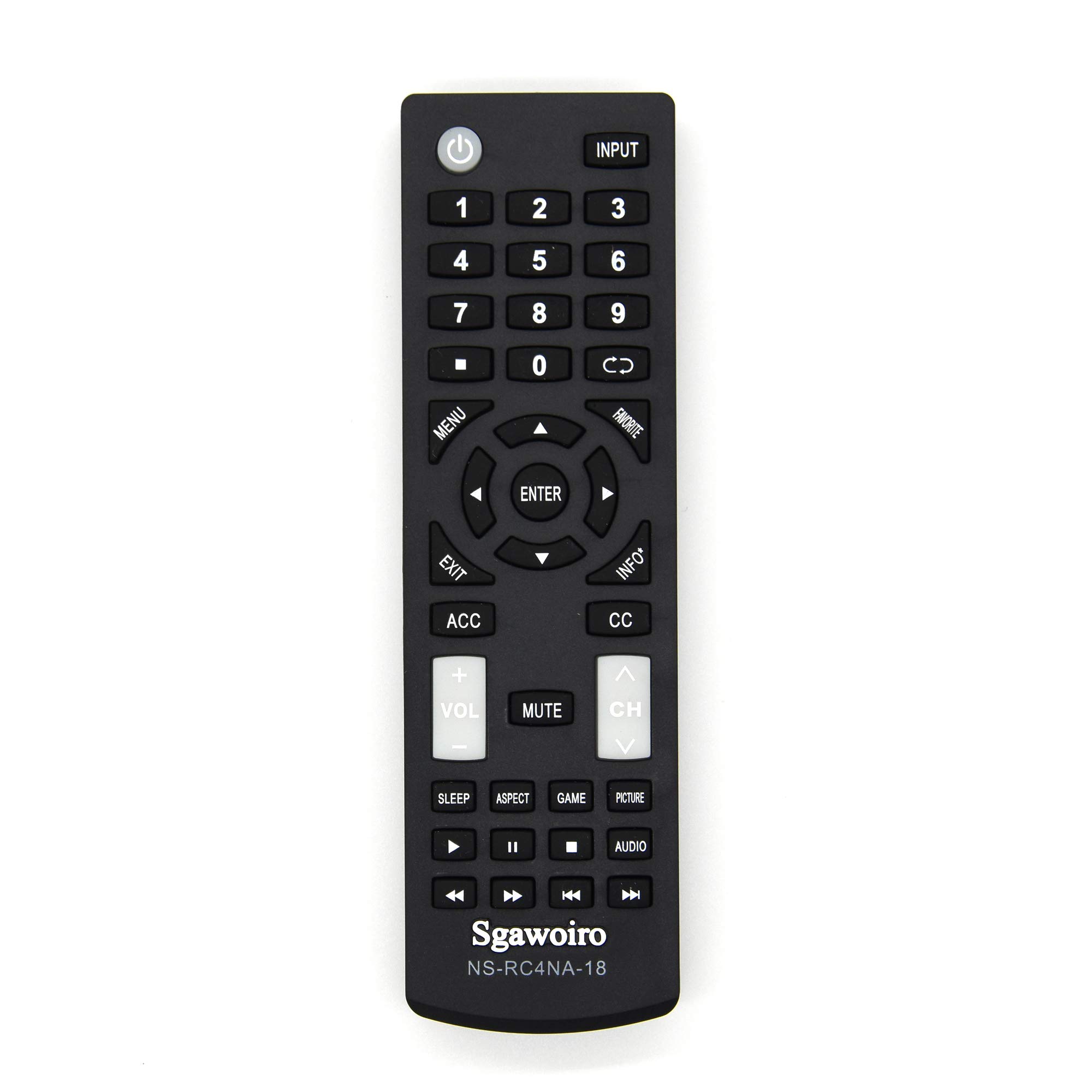 New Remote Control for Insignia TV Replacement for LCD LED 4K UHD Smart TVs Remote
