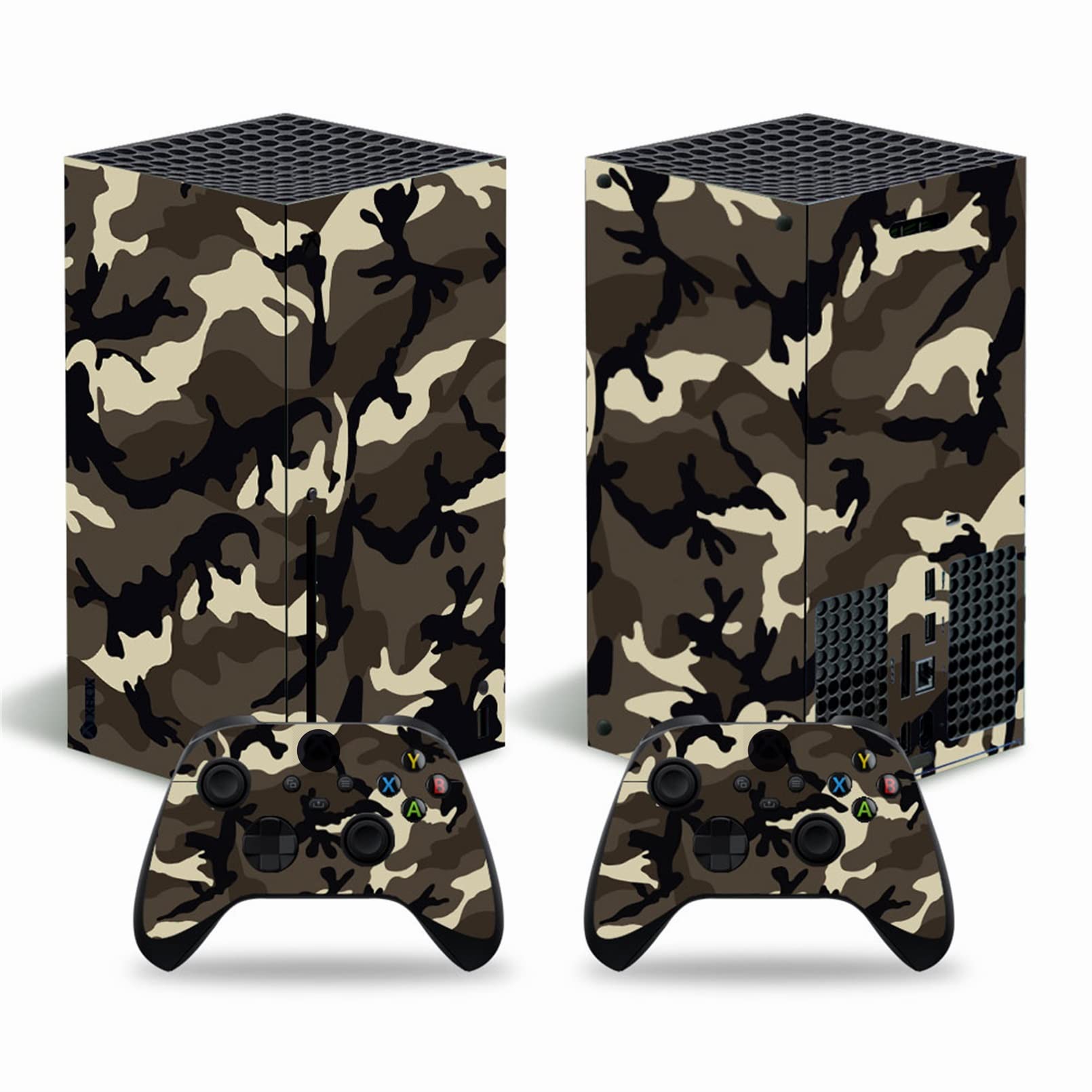 Top factory Skin Decal Protective Vinyl Skin Decal Cover for Series X Console Skins Wrap Sticker with Two Free Wireless Controller Decals 96830 Decal