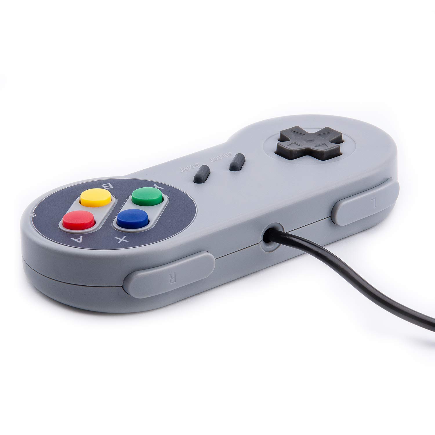 mafiti Game Controller SNES Retro USB Controller Joystick for Windows PC MAC Linux Raspberry Pi 2 Pack (Grey)