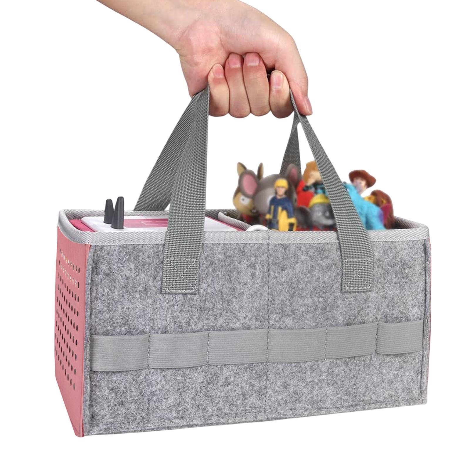 Tonies Box for Kids Starter Set Carrying Case | Felt Cloth Case for Toniebox Starter Set | Storage Bag with Extra Space for Tonie Figures | Portable Carrying Case for Travel