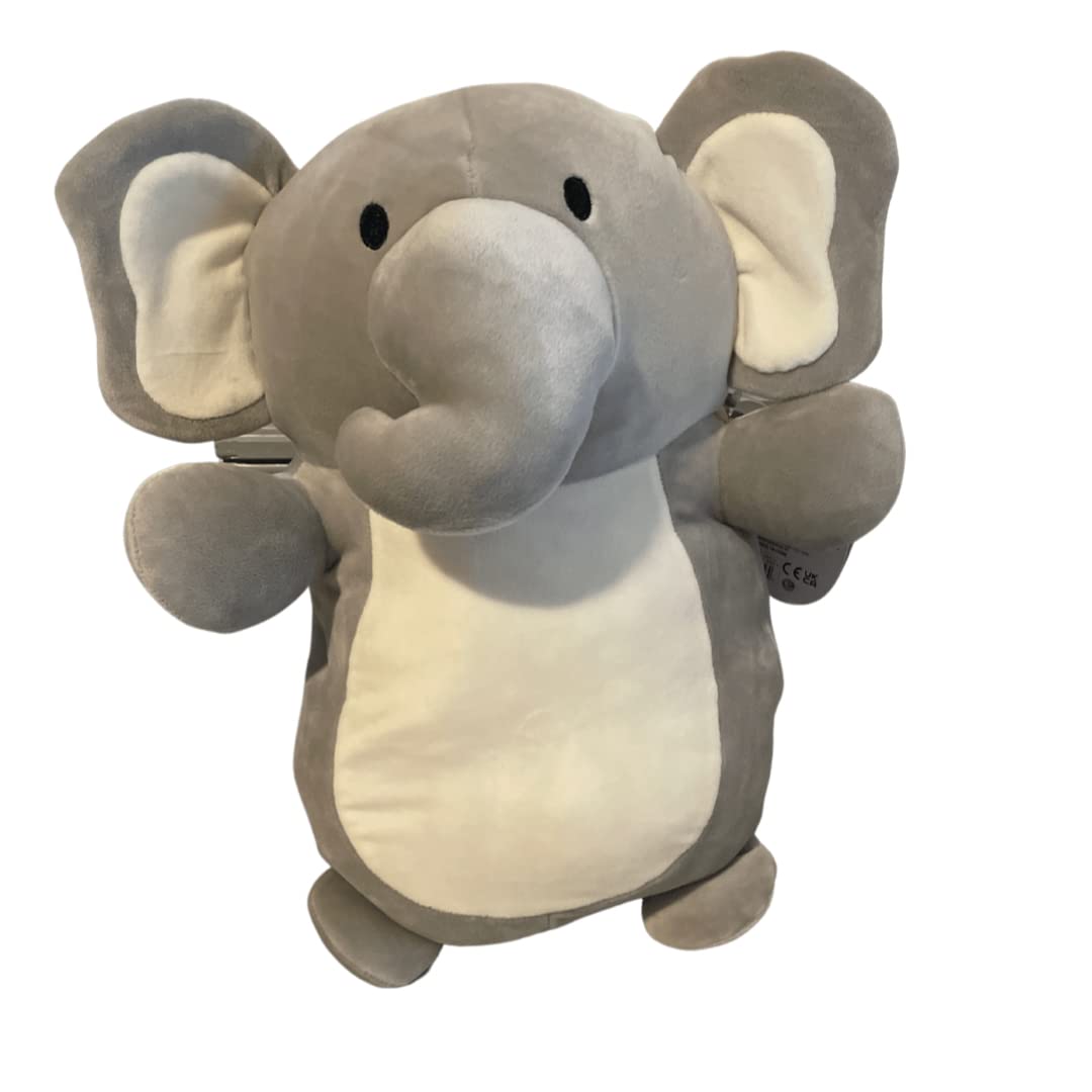 Squishmallows Official Kellytoy Hug Mees Squishy Soft Plush Animal Pets (14 Inch, Cherish Elephant)
