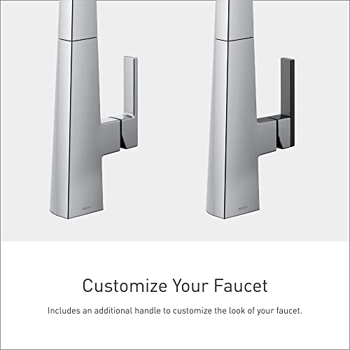 Moen S75005EVC Nio Smart Touchless Pull Down Sprayer Kitchen Faucet with Voice Control and Power Boost, Chrome
