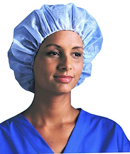 Old South Trading Disposable Bouffant Cap - Hair Net - Hair Nets for Food Service - Surgical Caps for Women and Men - 21 in - 50 Pack