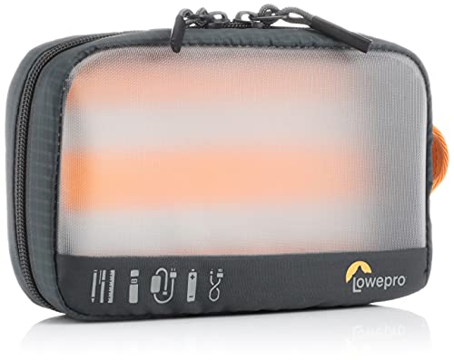Lowepro GearUp Pouch Mini: A Compact Travel Organizer Pouch for Smartphone Cables, Adapters, Chargers, Batteries and More