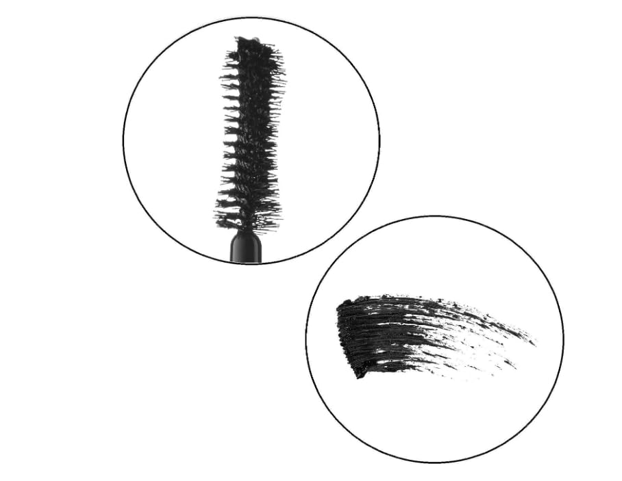 Mascara Waterproof, Voluptuous Volume Lash Mascara, Make Eyelashes Fuller and Longer 0.27 Ounce (Black)