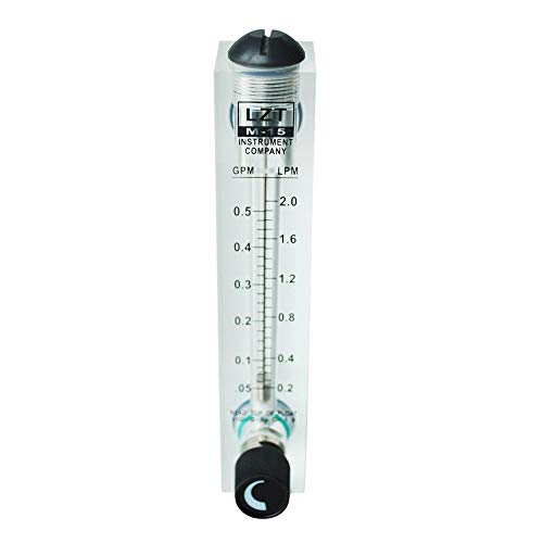 Xnrtop 0.05-0.5GPM 0.2-2LMP Tubig Liquid Daloy ng Metro Flowmeter 1/2 PT Thread