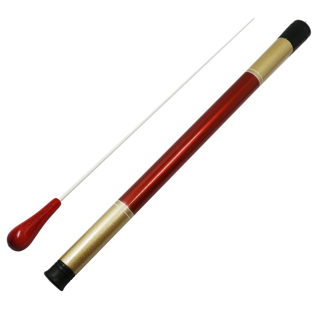 MOREYES Music Baton Orchestra Baton Band Conducting Baton with Tube Sleeve (Rosewood Handle)