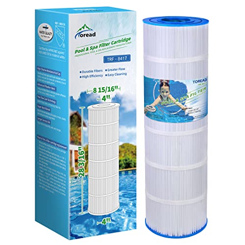 TOREAD Pool Replacement Filter for PA175, Hayward CX1750RE, C1750, Unicel C-8417, Filbur FC-1294, 25230-0175S, 817-0175P, Aladdin 27501, L x OD: 28 3/16" x8 15/16"