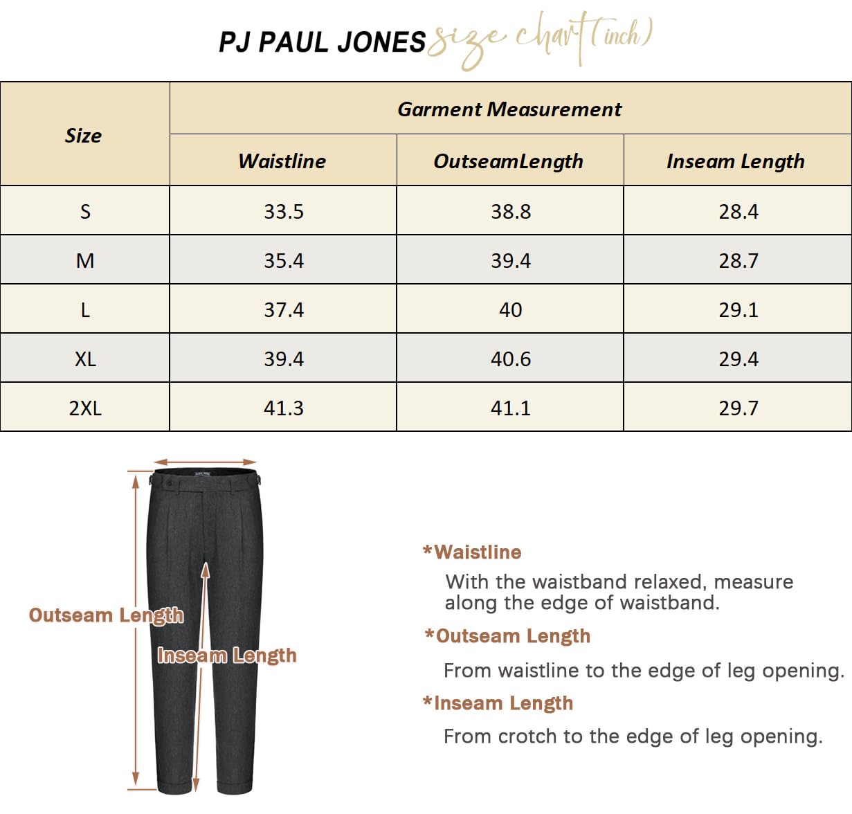 Mens Classic Italian Tweed Pants Double Pleated Adjustable Herringbone Trousers Brown