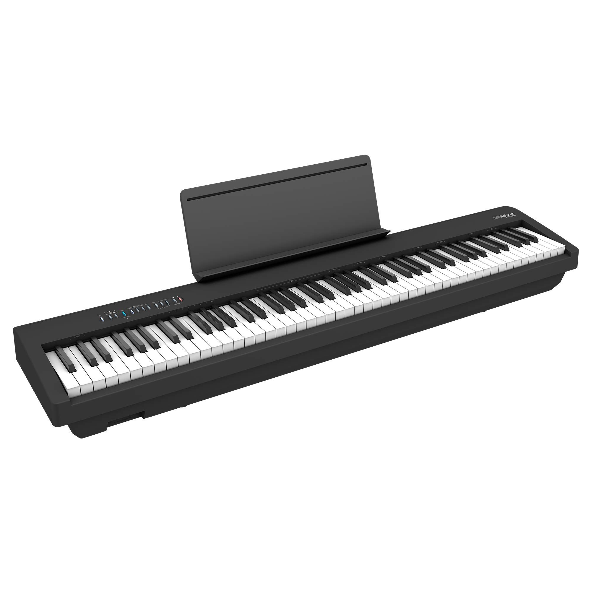 Roland FP-30X Digital Piano with Built-in Powerful Amplifier and Stereo Speakers. Rich Tone and Authentic Ivory 88-Note PHA-4 Keyboard for unrivalled Acoustic Feel and Sound. (FP-30X-BK), Black (Renewed)