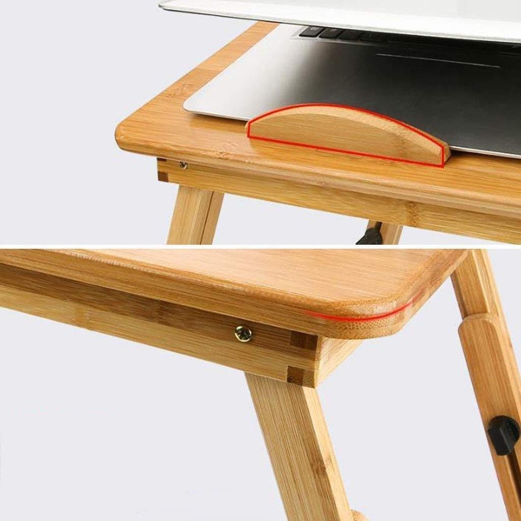 KXDTZ Notebook Computer Desk, Adjustable Portable Computer Desk, Foldable with Tilt Type