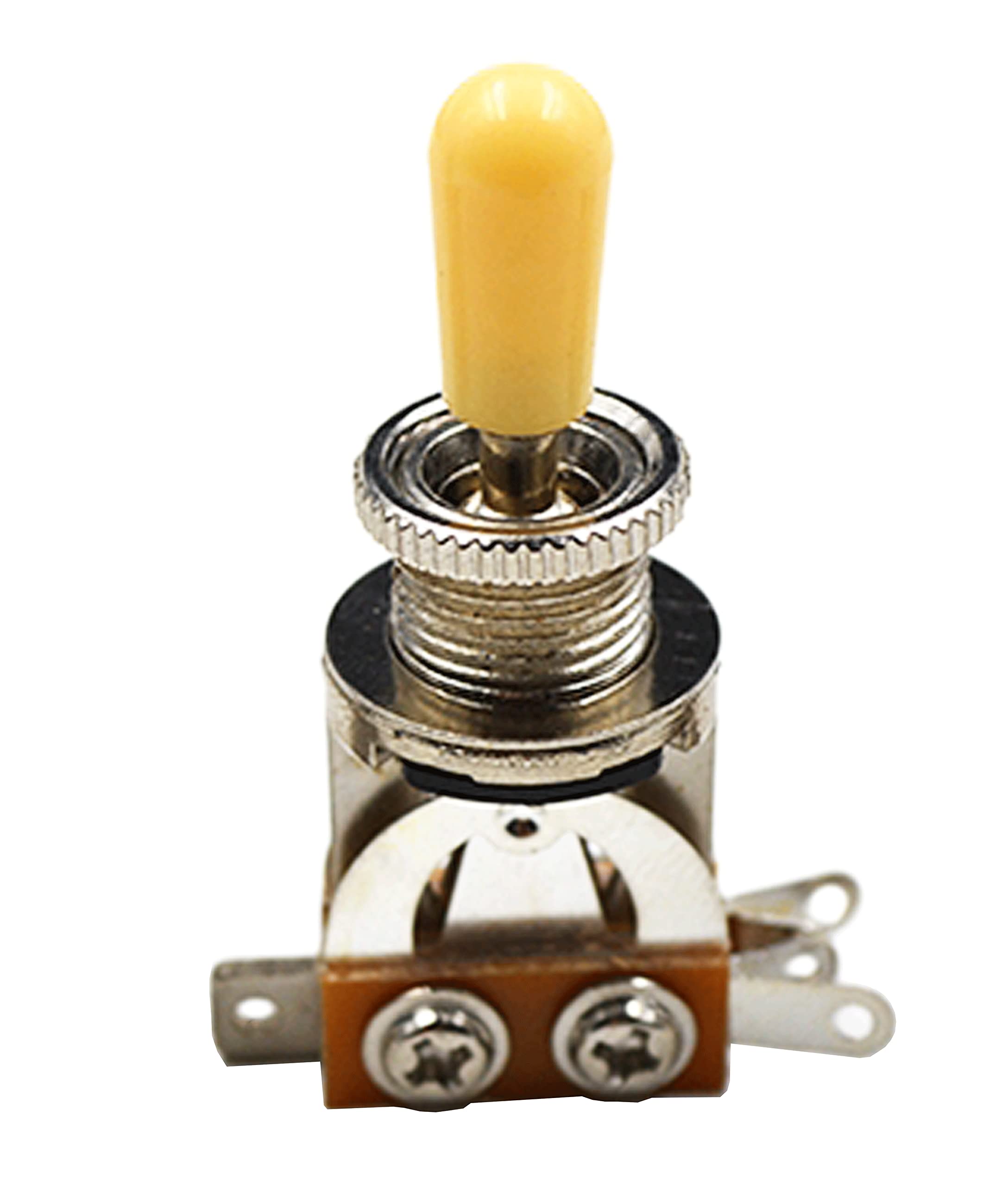 NC AYUBOUSAGibon Les Paul Guitar Toggle Switch 3 way Pickup Selector for Electric Guitar Cream Tip