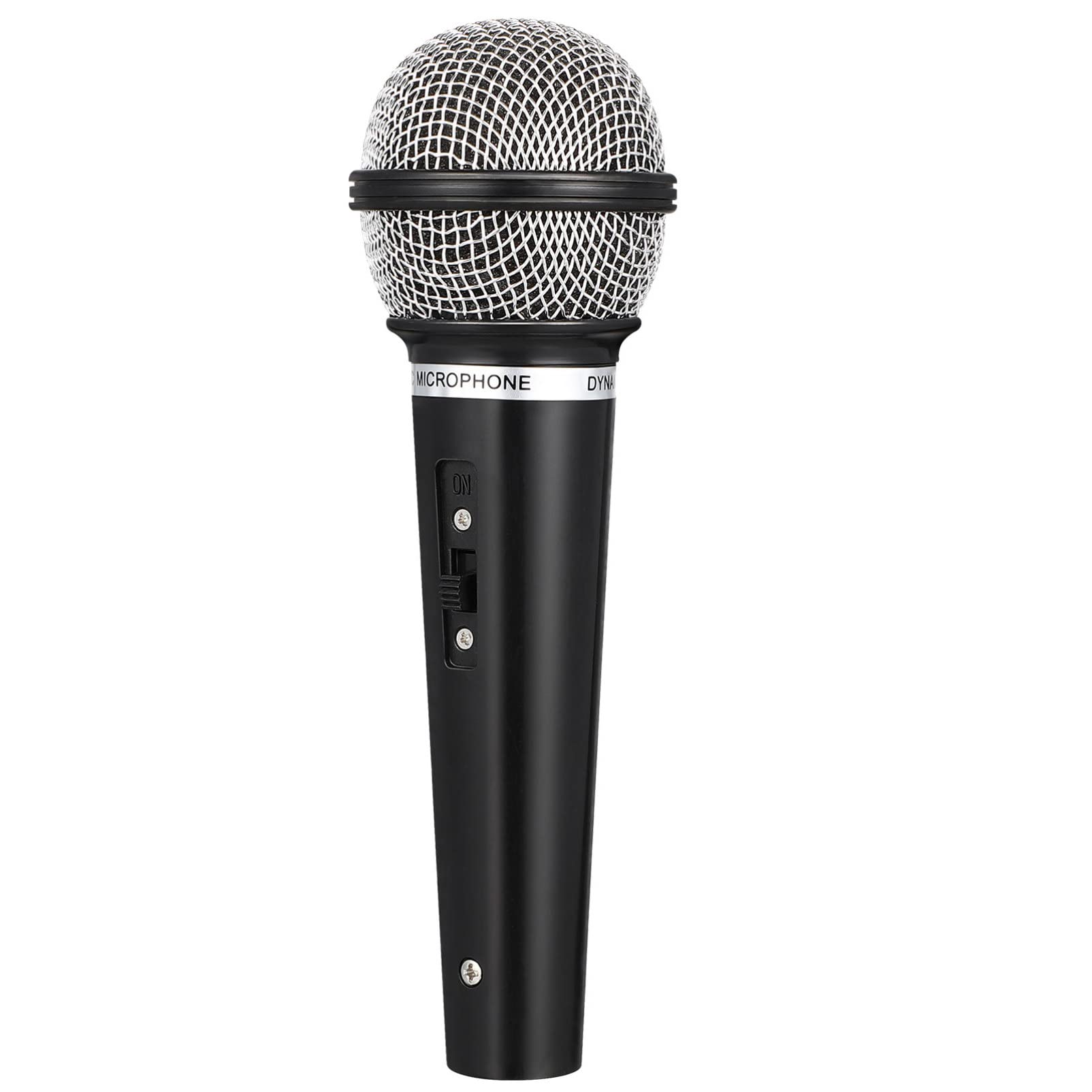 Zerodeko 1PC Plastic Microphone Model, Kids Microphone Pretend Microphone Toy, Fake Microphone Prop for Birthday Party Favors Pretend Play or Performance Costume Prop