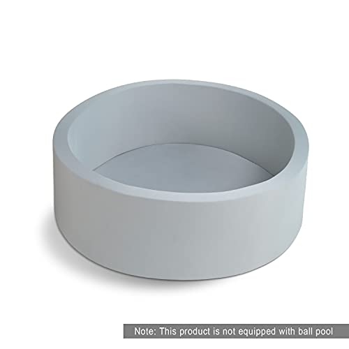 TRENDBOX Ball Pit Cover 35.4 x 11.8 for Sponge Round Ball Pool NOT Include Sponge - Light Gray - Cover Only