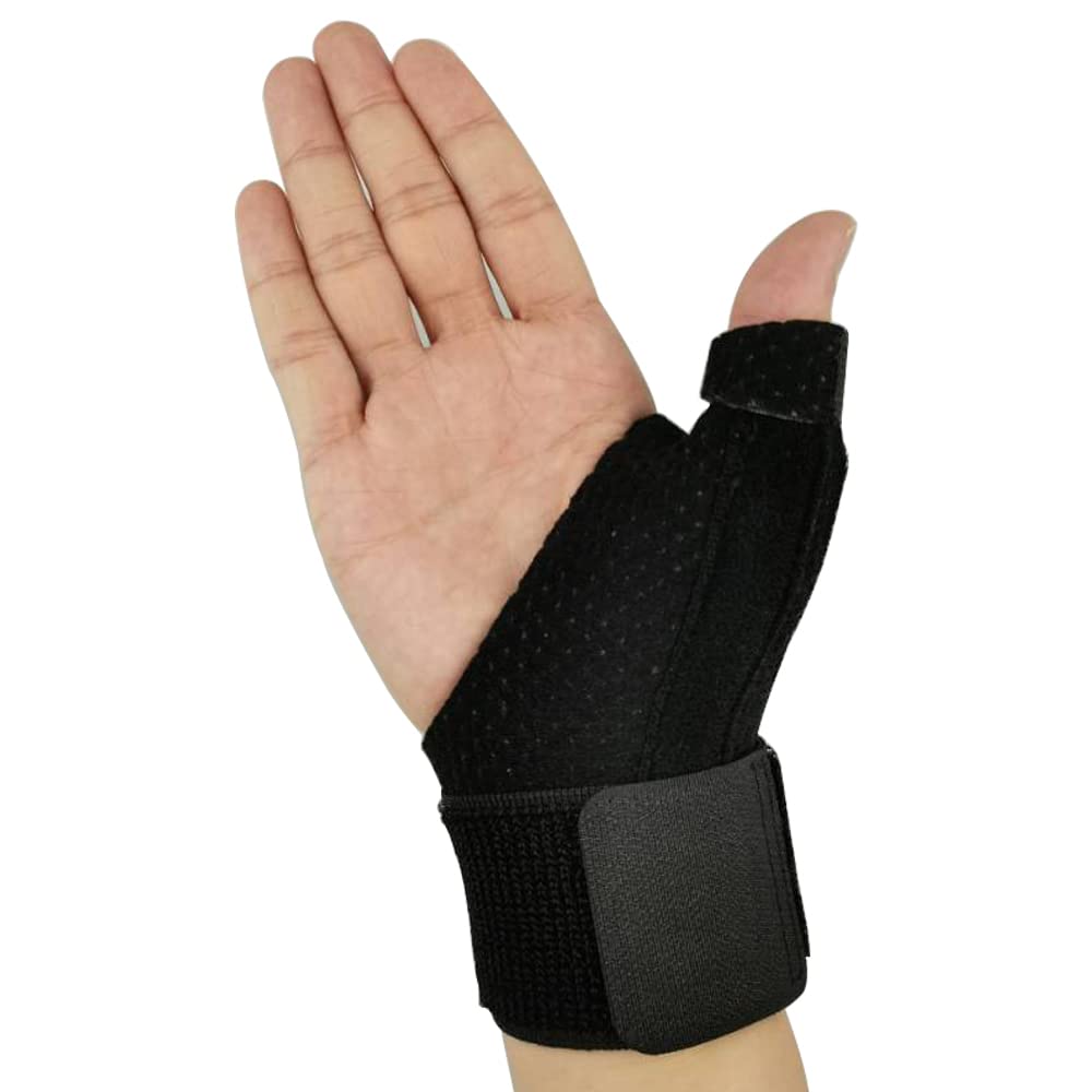 NC Thumb Splint Breathable Thumb Spica Wrist Support Brace for Sprained and Carpal Tunnel Supporting,Arthritis,Tendonitis,Trigger Thumb Immobilizer Fits Men Women Left and Right Hand