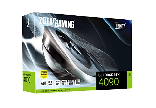 ZOTAC Gaming GeForce RTX 4090 Trinity 24GB GDDR6X 384-bit 21 Gbps PCIE 4.0 Graphics Card, IceStorm 3.0 Advanced Cooling, Spectra 2.0 RGB Lighting, ZT-D40900D-10P