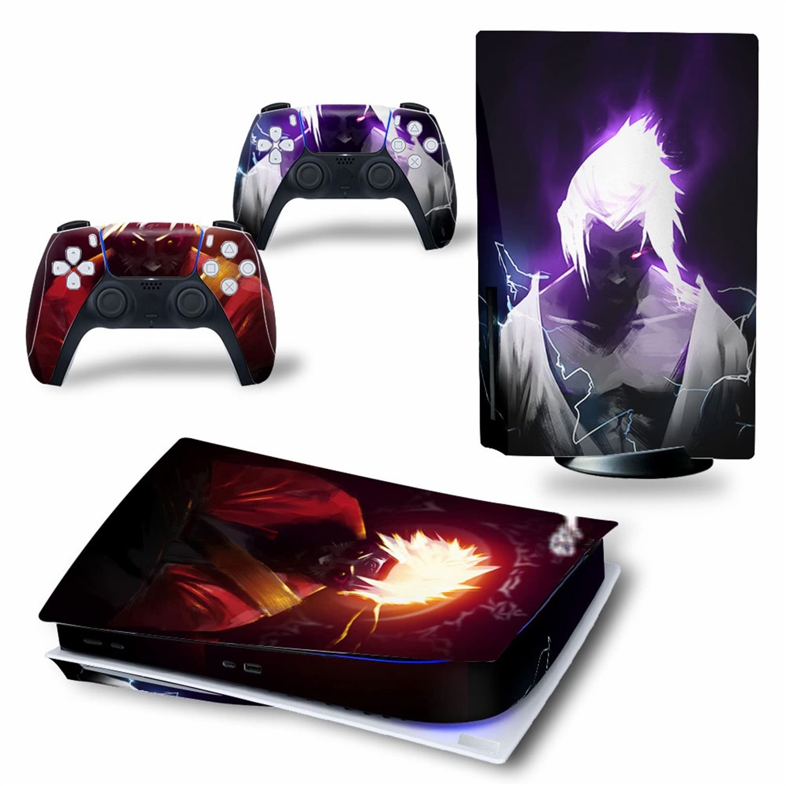 Top factory BUCEN for PS5 Skin Disc Edition & Digital Edition Console and Controller Vinyl Cover Skins Wraps Scratch Resistant, Compatible with for PS5 174123 Anti Scratch (Size : Disc Version)
