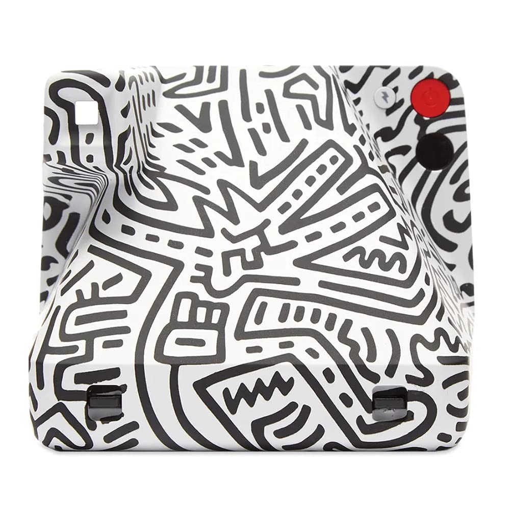 Polaroid Originals Now i-Type Instant Camera (Keith Haring Edition) Everything Box w/Keith Haring Film (2-Pack) Bundle (3 Items)