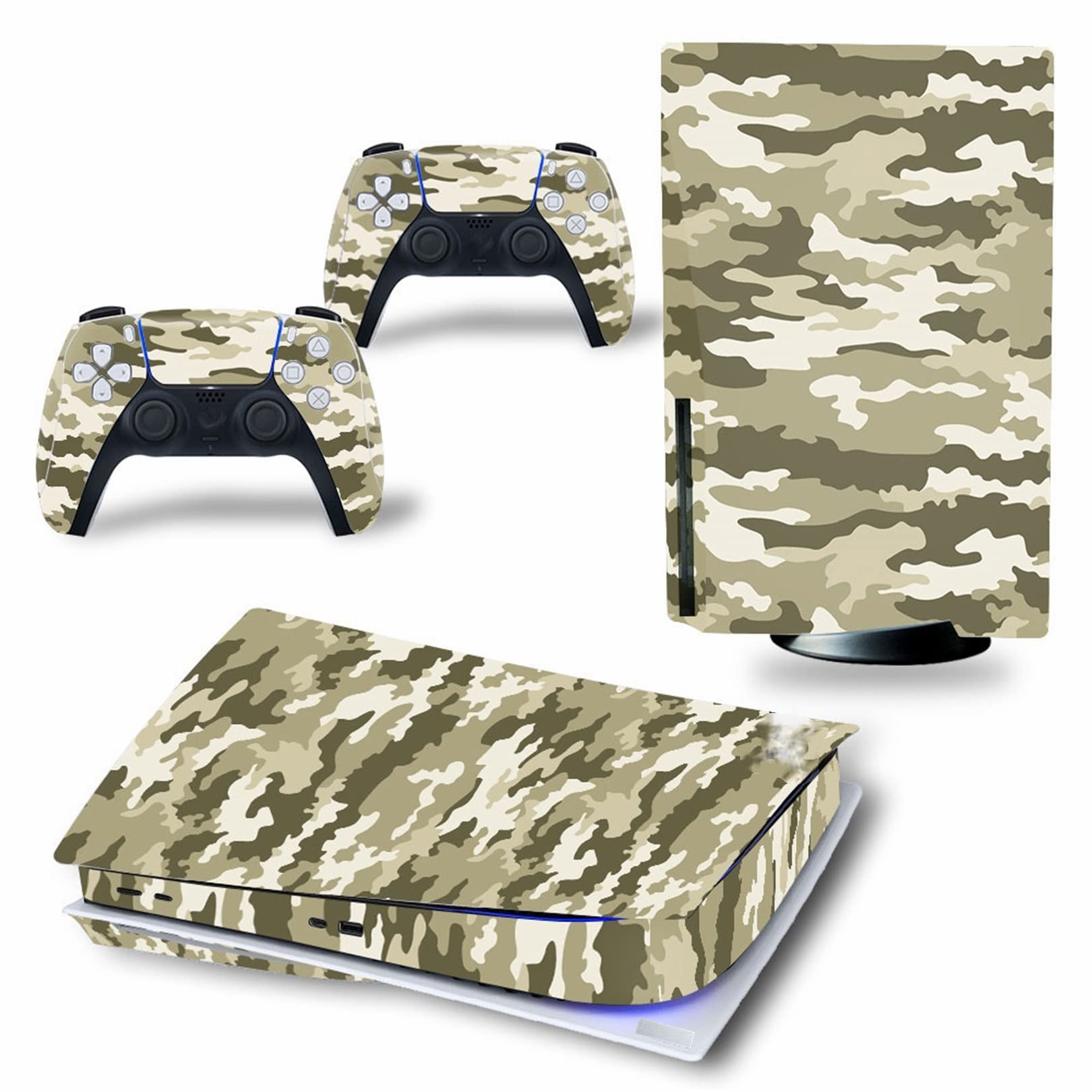Top factory BUCEN for PS5 Skin Disc Edition & Digital Edition Console and Controller Vinyl Cover Skins Wraps Scratch Resistant, Compatible 28685 Anti Scratch (Size : Digital Edition)