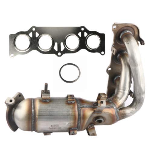 MOSTPLUS Exhaust Manifold w/Catalytic Converter Compatible for 02-06 Toyota Camry Solara L4 2.4L Replaces 674-811