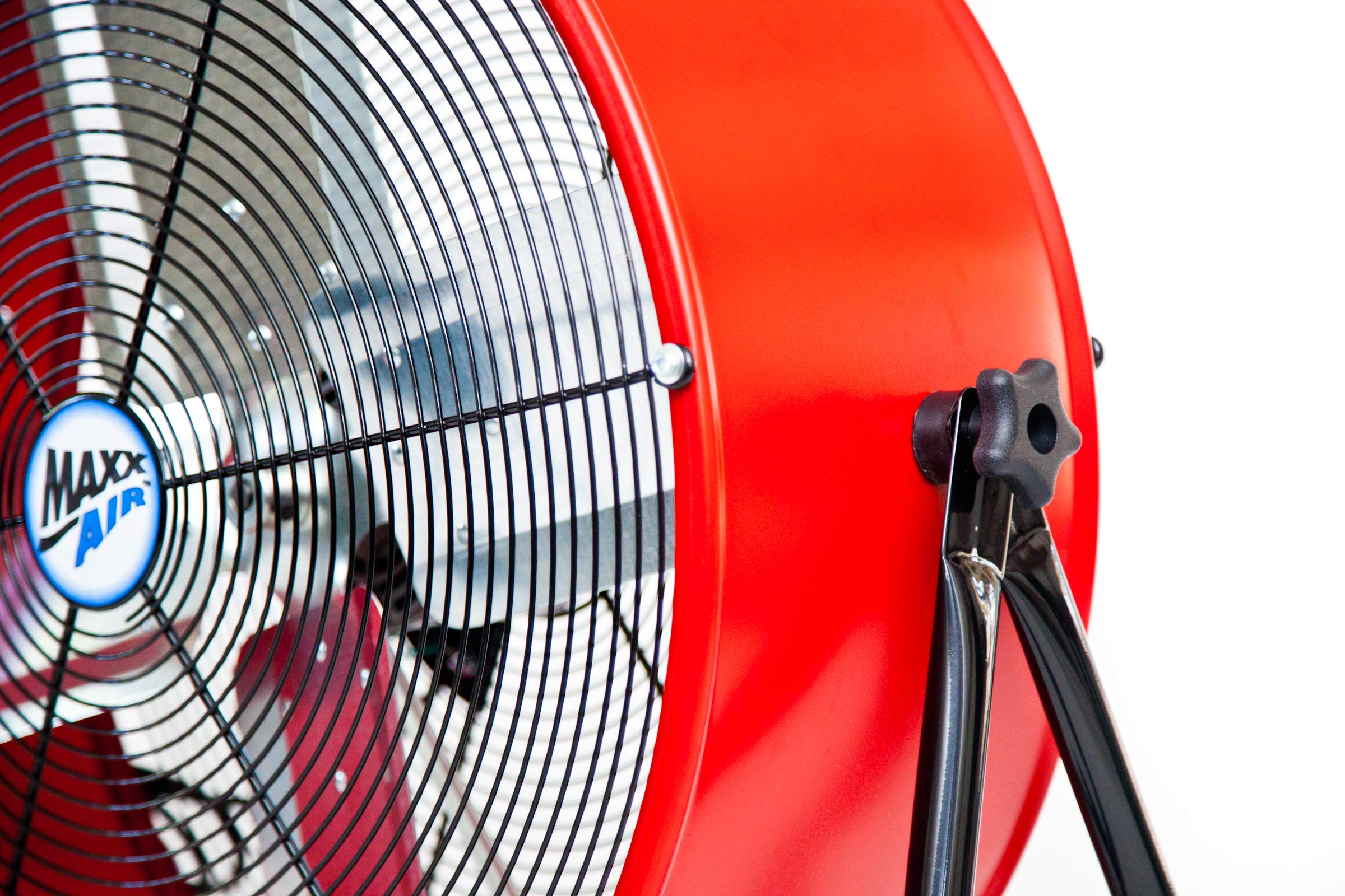 Maxx Air | Industrial Grade Air Circulator for Garage, Shop, Patio, Barn Use | 24-Inch High Velocity Drum Fan, Two-Speed