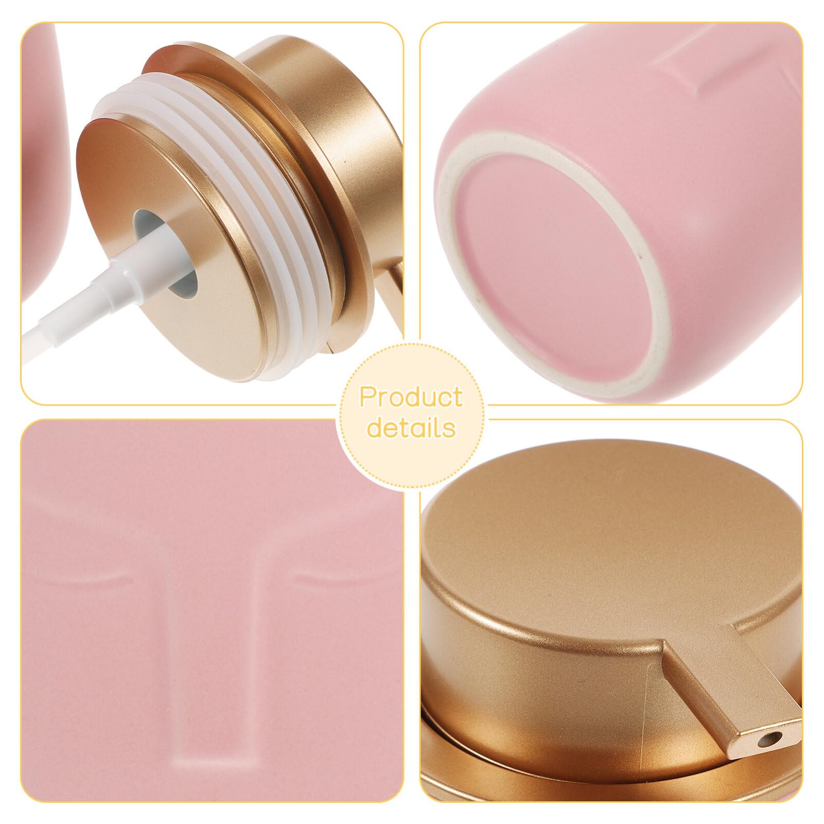 ONDIAN Soap Dish Hand Soap Dispenser Ceramic Soap Dispenser Liquid Pump Soap Dispenser Lotion Dispenser Soap Bottle Shampoo Pump Bottle Empty Pump Bottles for Bathroom Countertop Foam Soap Bottle
