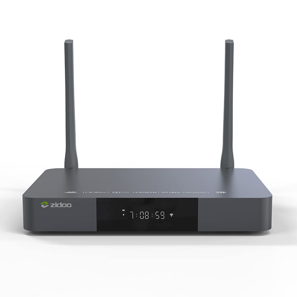 Zidoo Z9X 4K Media Player, Android 9.0 OS 2G+16G DV VS10 Image Quality Engine HDR10+ MKV/Blu-ray 4K HDR Android TV Box