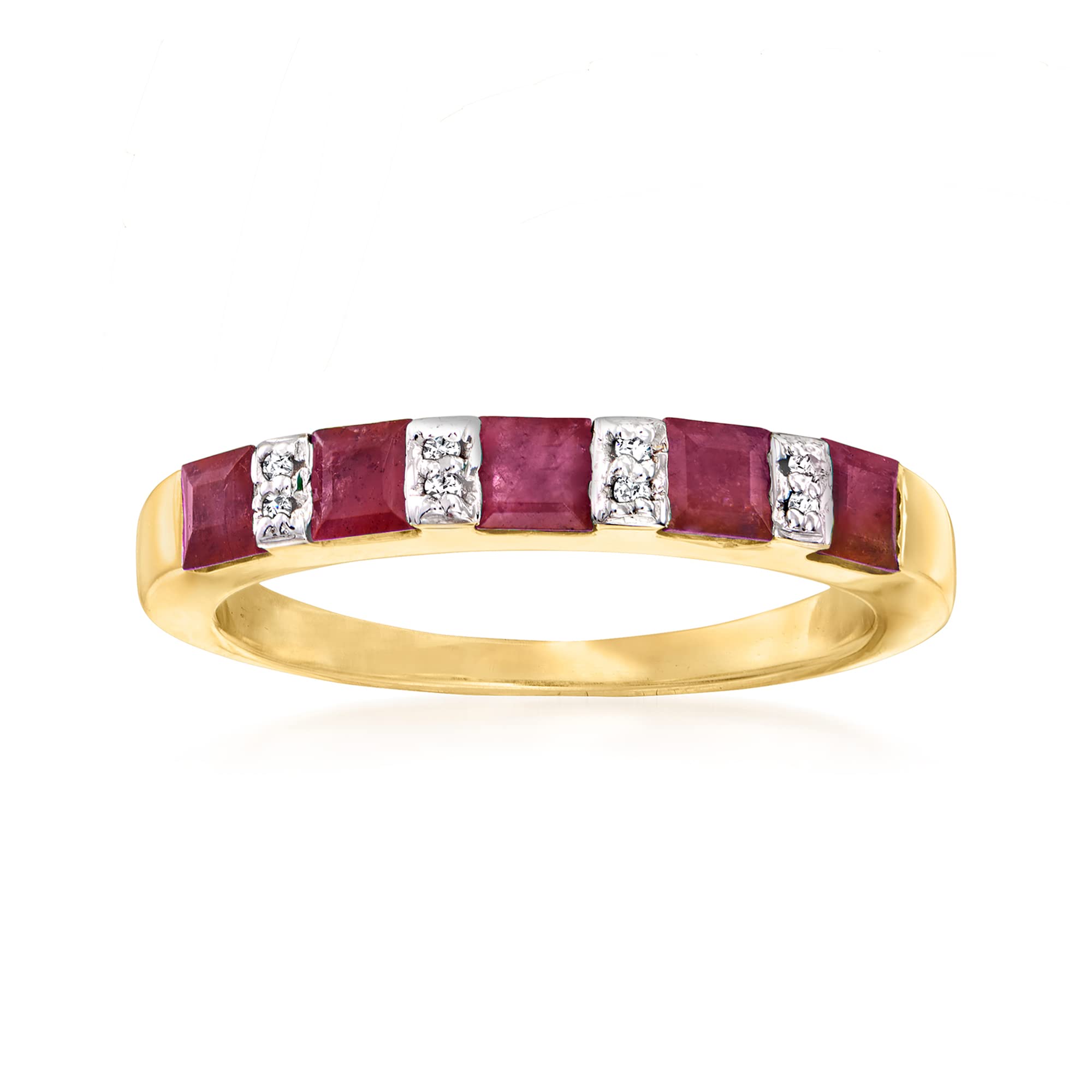 Ross-Simons Precious Gemstone Ring in 18kt Gold Over Sterling