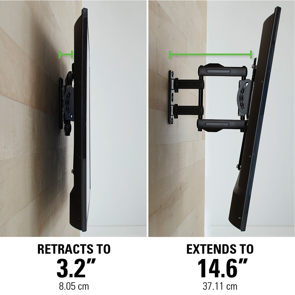 Made for Amazon Full-Motion TV Wall Mount for 32 to 80 TV