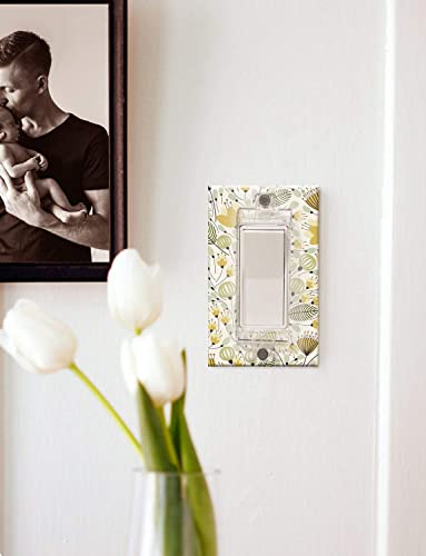 Magnetic Light Switch Guards, ILIVABLE Light Switch and Outlet Cover for Flat Modern Switches, Not Child Proof (Clear, 2 Pack)