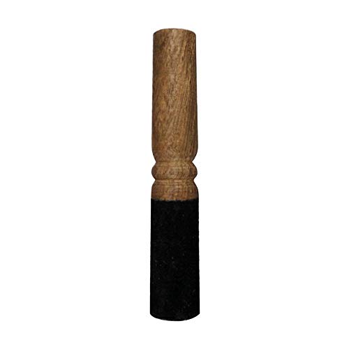 SXNBH Handmade Hardwood Singing Bowl Christmas Felted Striker Mallet Leather Wrap (Color : Multi-Colored)