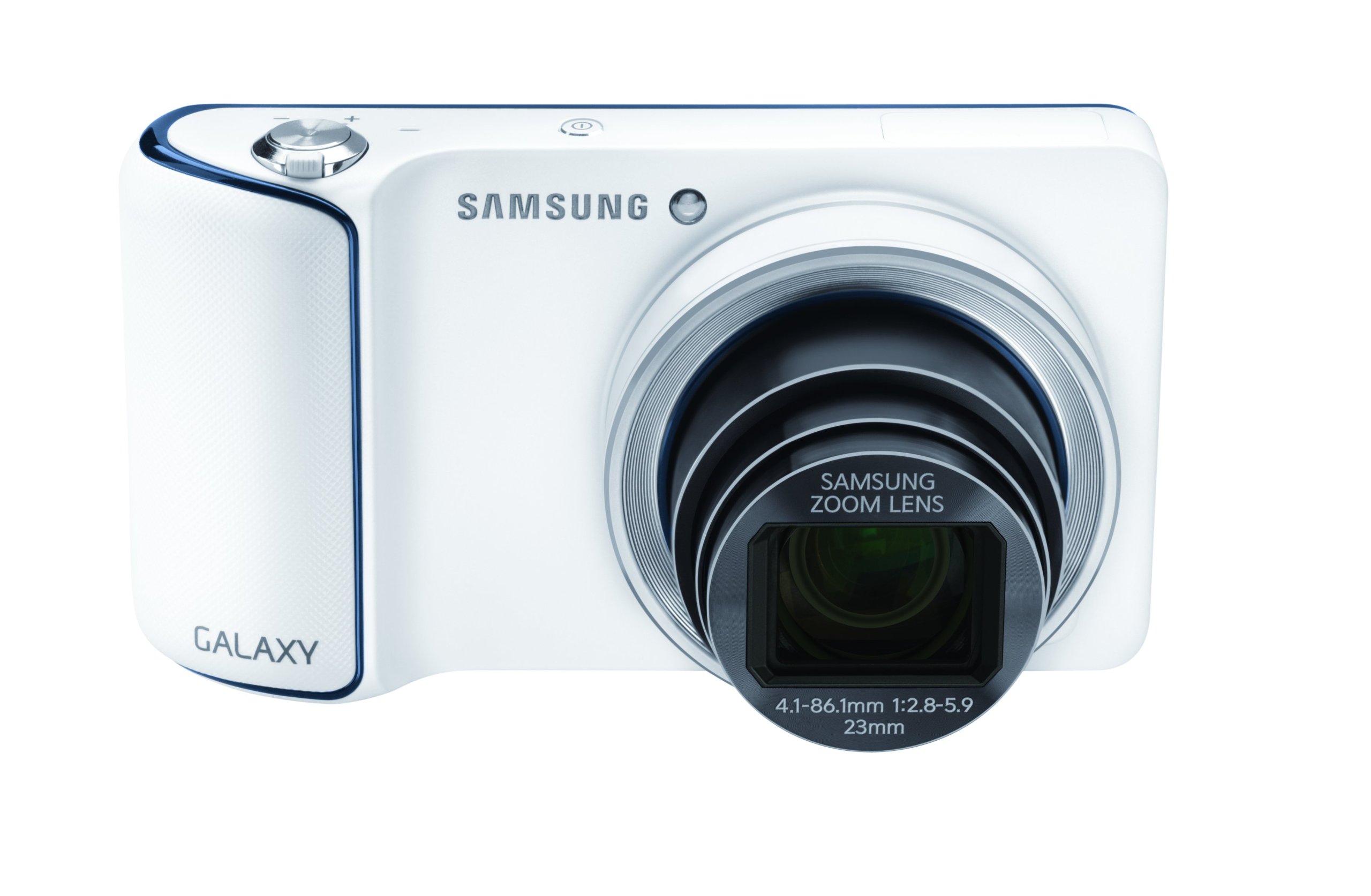 Samsung Galaxy Camera with Android Jelly Bean v4.1.2 OS, 16.3MP CMOS with 21x Optical Zoom and 4.8" Touch Screen LCD, WiFi (White) (OLD MODEL)