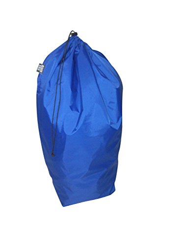 Large Stuff Sack,Sleeping Bag Cover,Nylon Drawstring Bag for Camping or Laundry. (Blue)