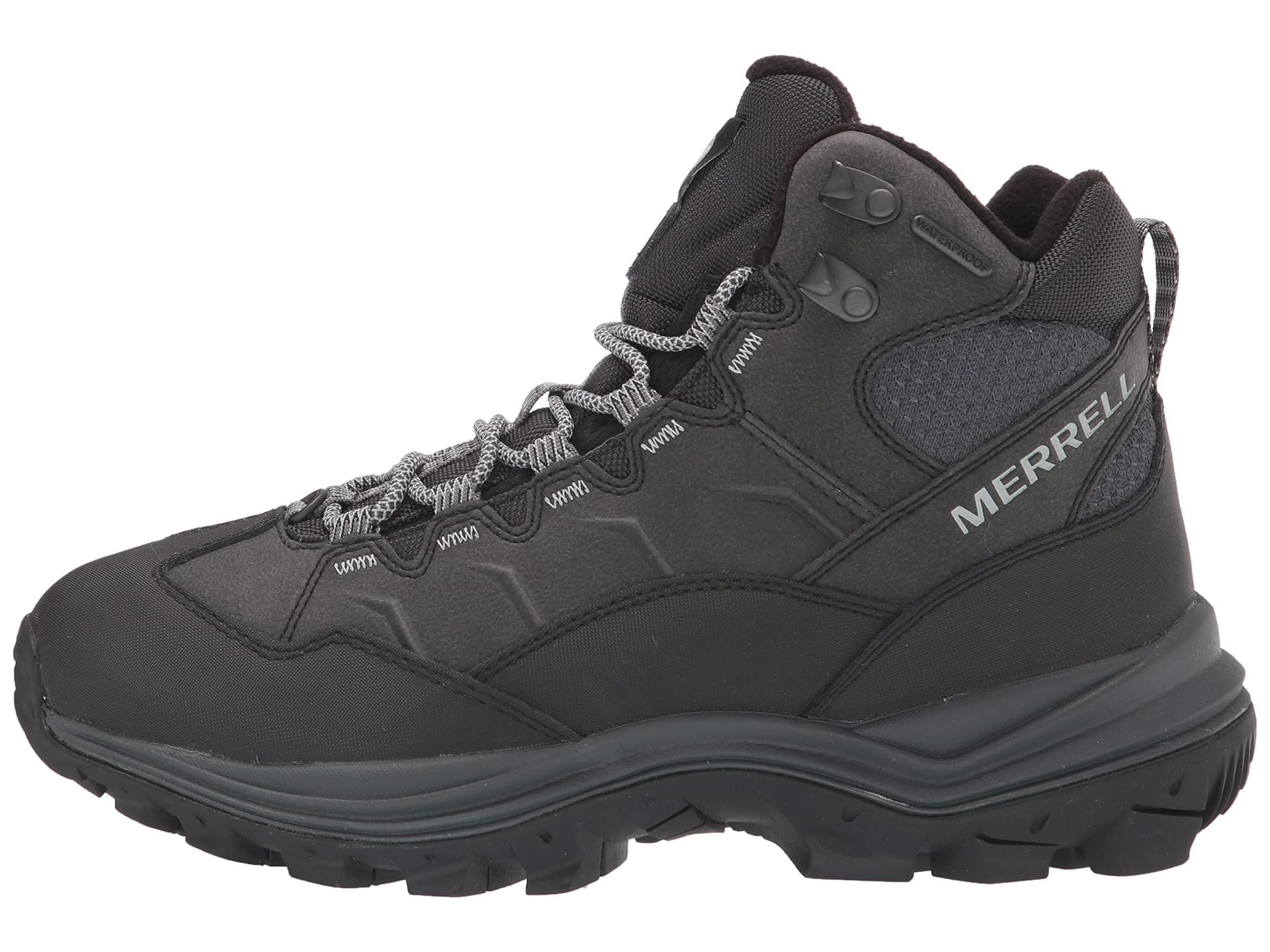 Merrell Men's Thermo Chill Mid Waterproof Snow Boot, Black, 9 Wide