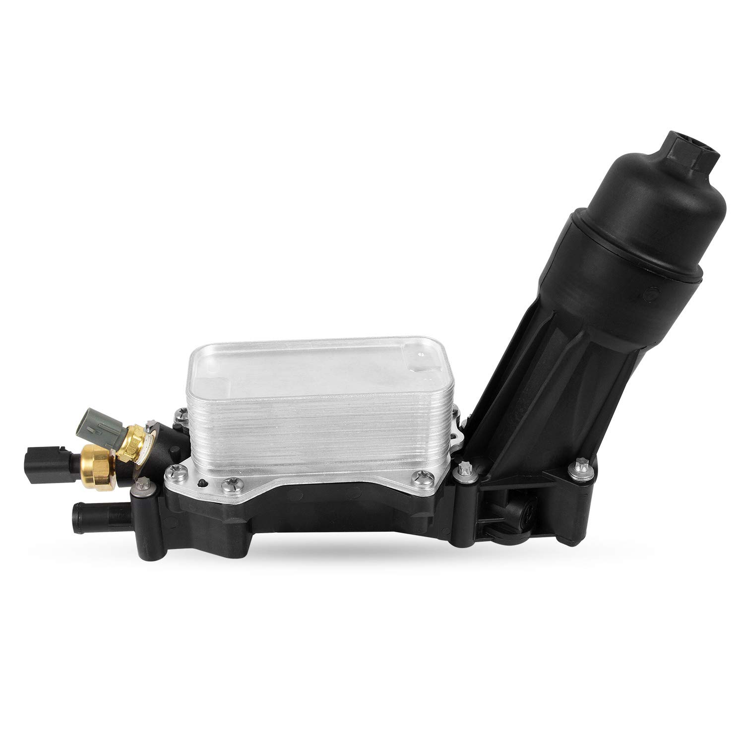 RANSOTO Engine Oil Cooler With Oil Filter Housing Adapter (Engine 1.6L 1.8L)