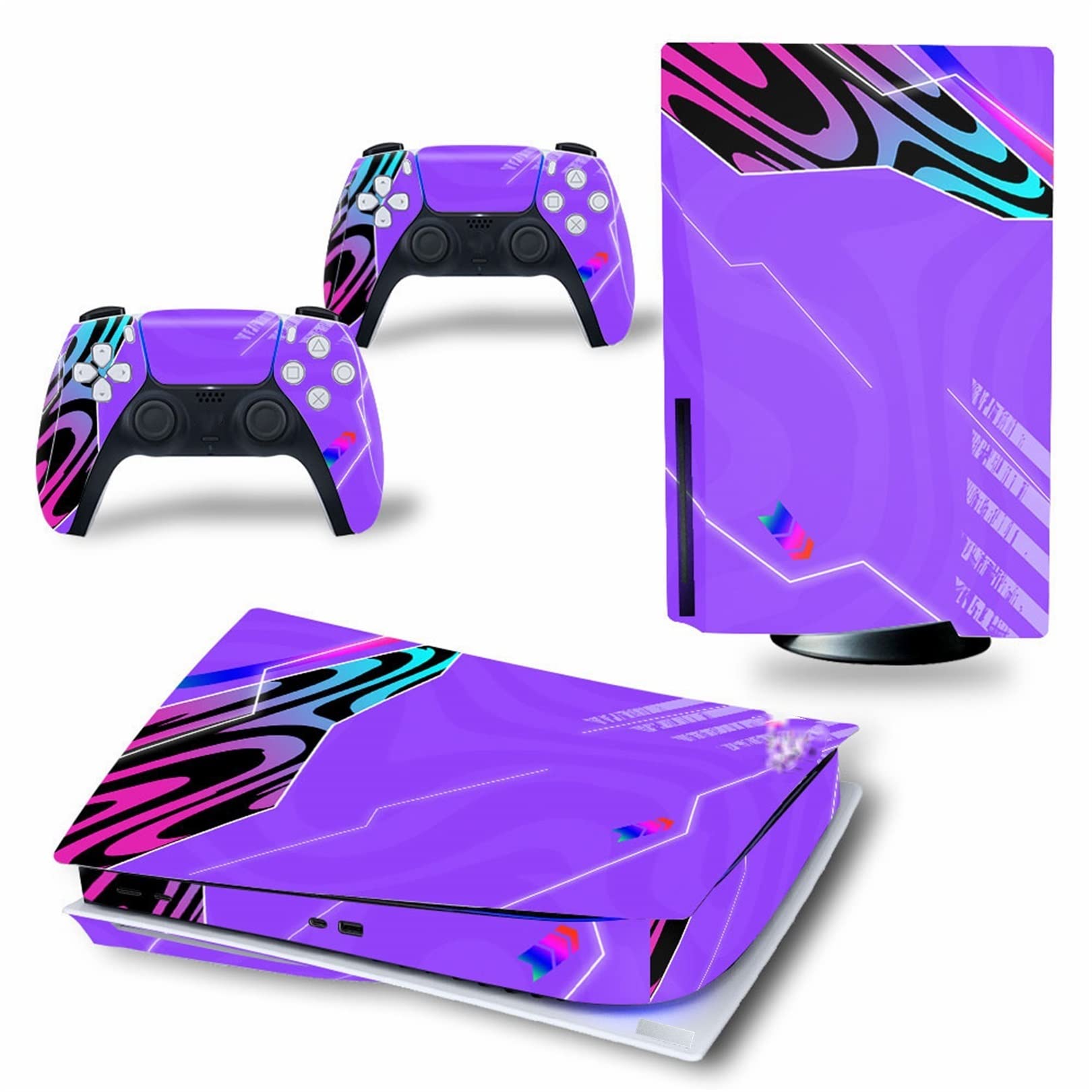Top factory BUCEN for PS5 Skin Disc Edition & Digital Edition Console and Controller Vinyl Cover Skins Wraps Scratch Resistant, Compatible with for PS5 183651 Anti Scratch (Size : Digital Edition)