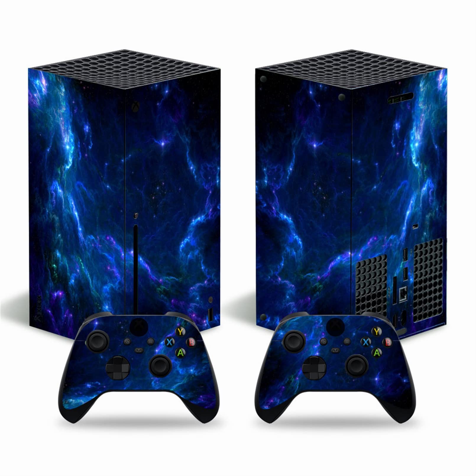 Top factory Skin Decal Protective Vinyl Skin Decal Cover for Series X Console Skins Wrap Sticker with Two Free Wireless Controller Decals 97779 Decal
