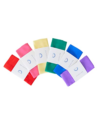 Sarah's Silks Mini Playsilks | Solid Colors | Creative Waldorf Toys for Education and Open-Ended Play (Set of 6 Primary)