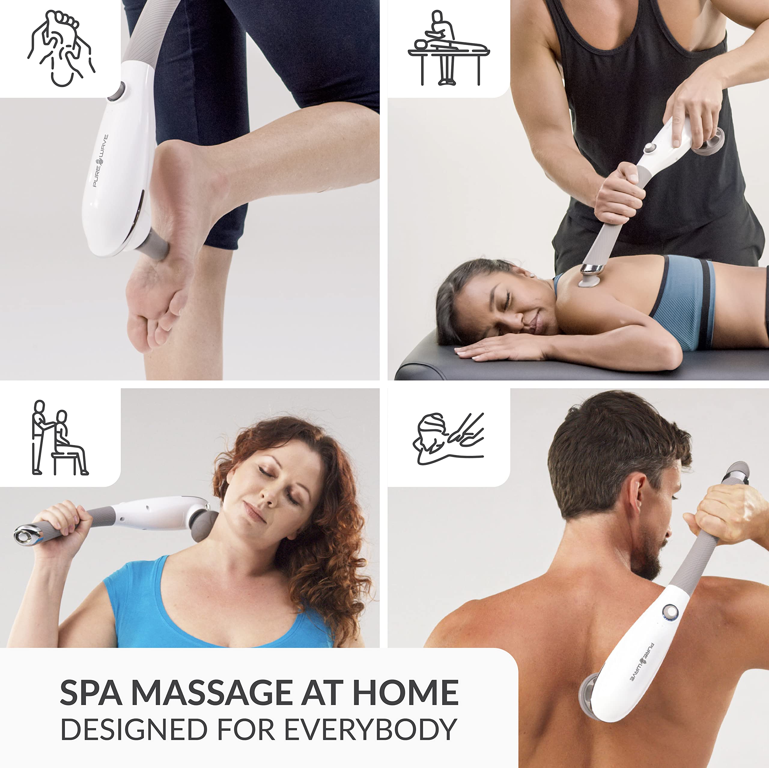 PUREWAVE™ GEN II Advanced Percussion + Vibration Dual Motor Massager