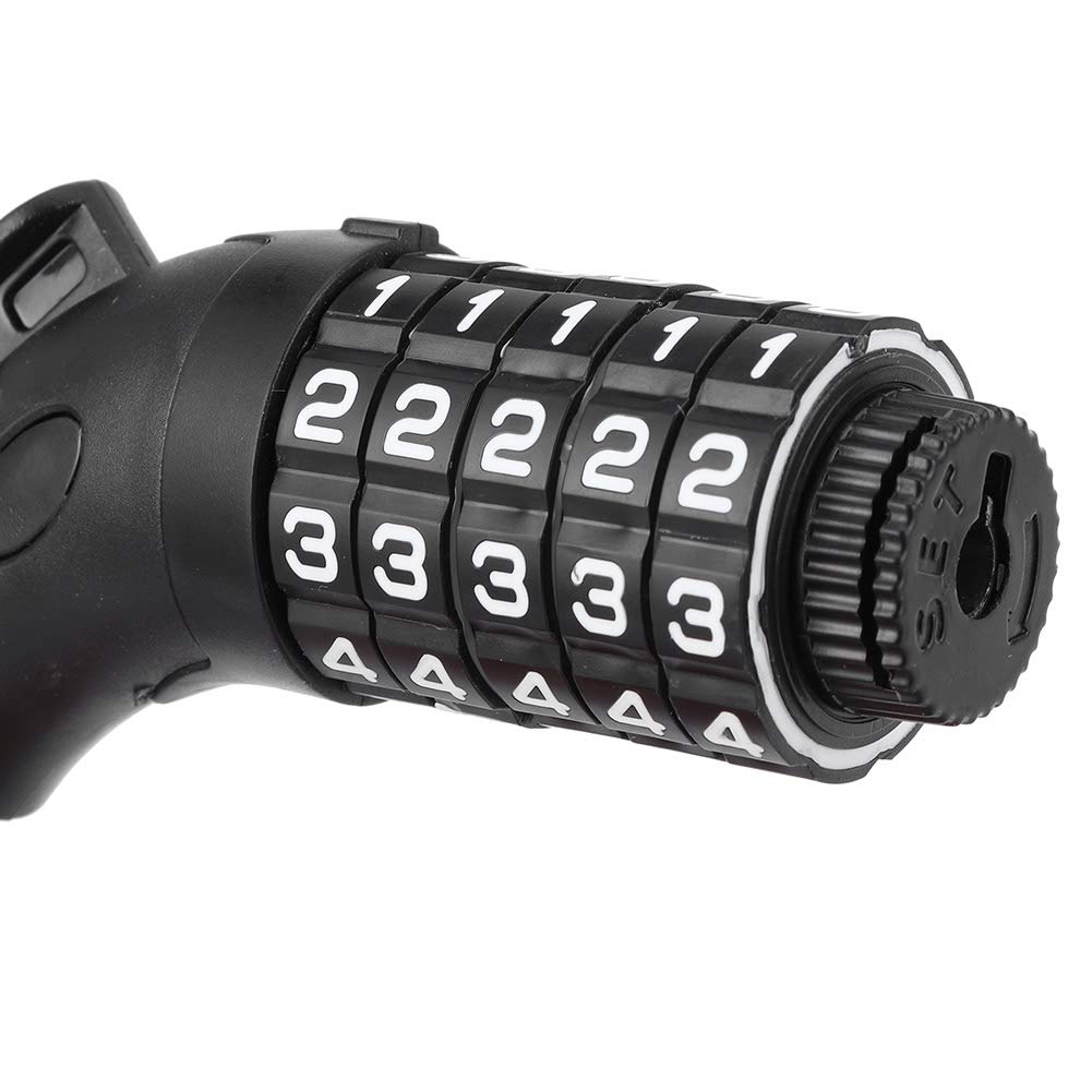 Security Bike Lock Electric Mountain Bike Fixed Portable Anti-Theft Bar Lock Coding Lock