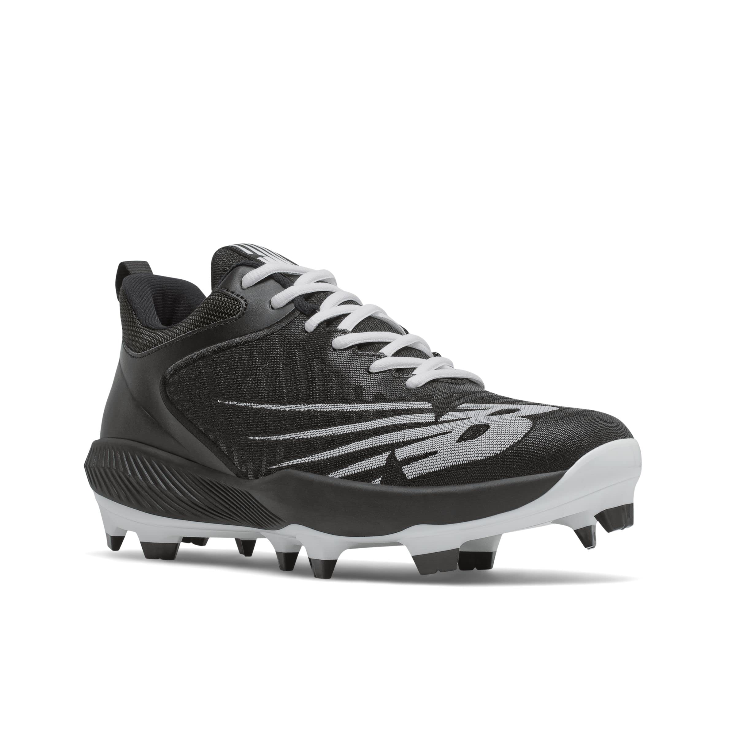 New Balance Men's FuelCell 4040 V6 Molded Baseball Shoe, Black/White, 11