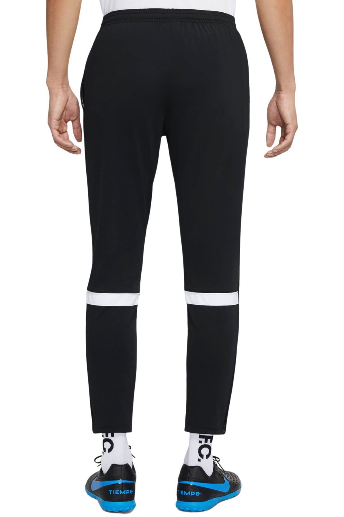 Nike Men's Dry Academy 21 Knit Pant, CW6122-010 (Large, Black/White)