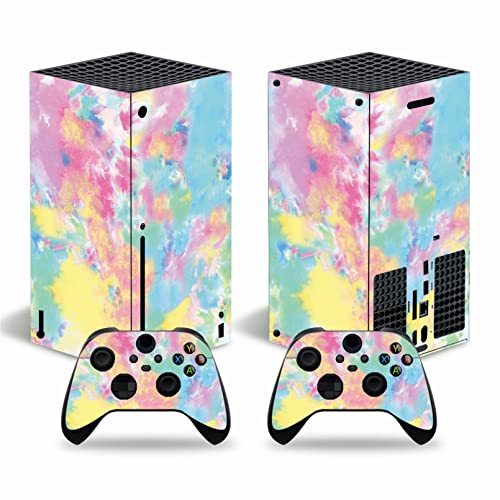 Top factory Skin Decal Protective Vinyl Skin Decal Cover for Series X Console Skins Wrap Sticker with Two Free Wireless Controller Decals 75308 Decal