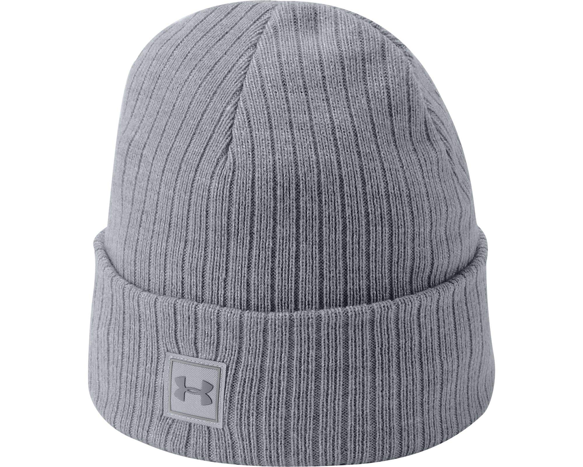 New Under Armour UA Mens Truckstop 2.0 Warm Winter Knit Active Hat Beanie Gray