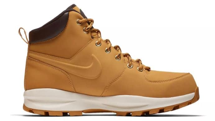 Nike Mens Manoa Leather Hiking Boot (Haystack/Haystack-Velvet Brown, Numeric_9_Point_5)