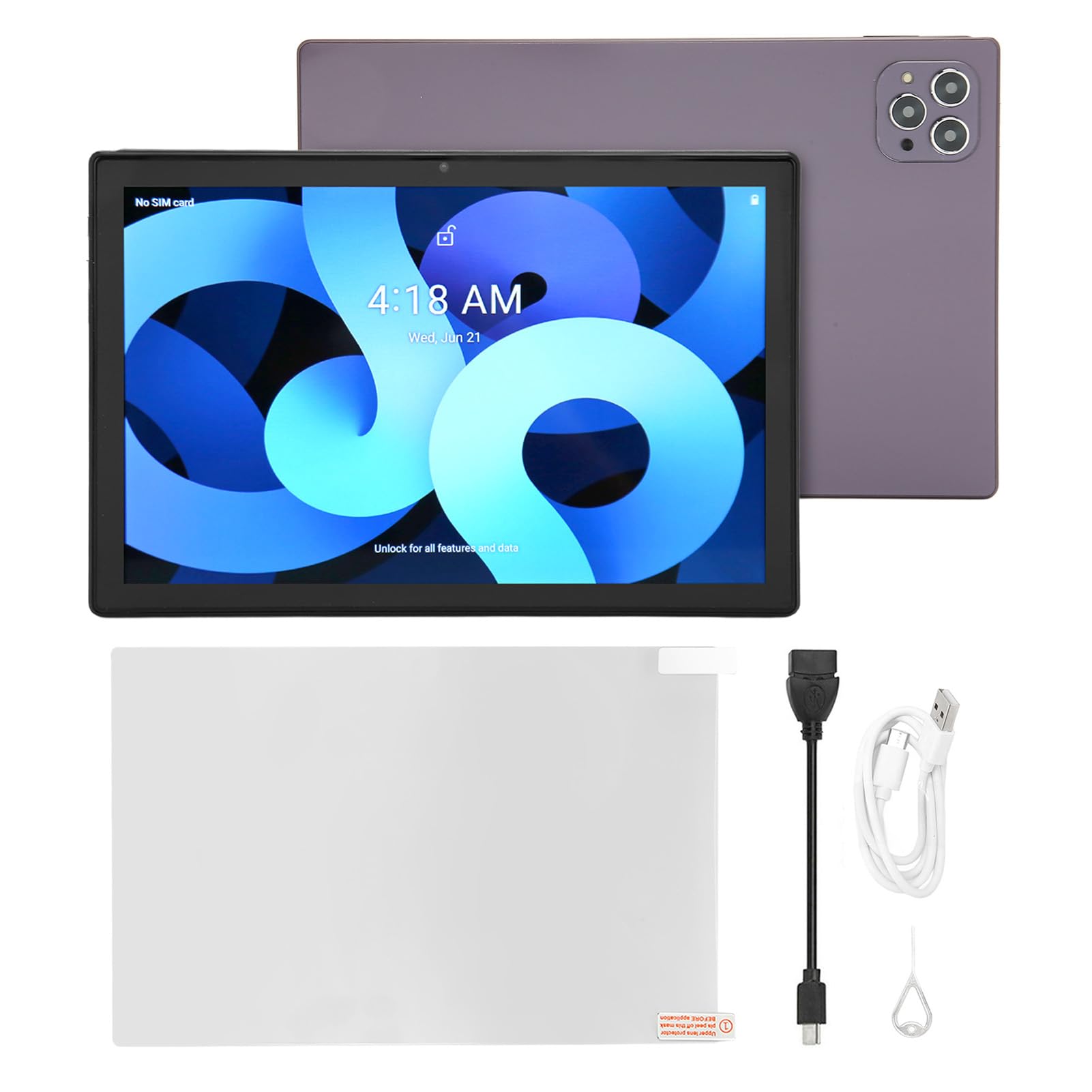 MAVIS LAVEN Office Tablet, Business Tablet 8MP 16MP Camera 10.1 Inch Octa Core CPU for Family (#4)