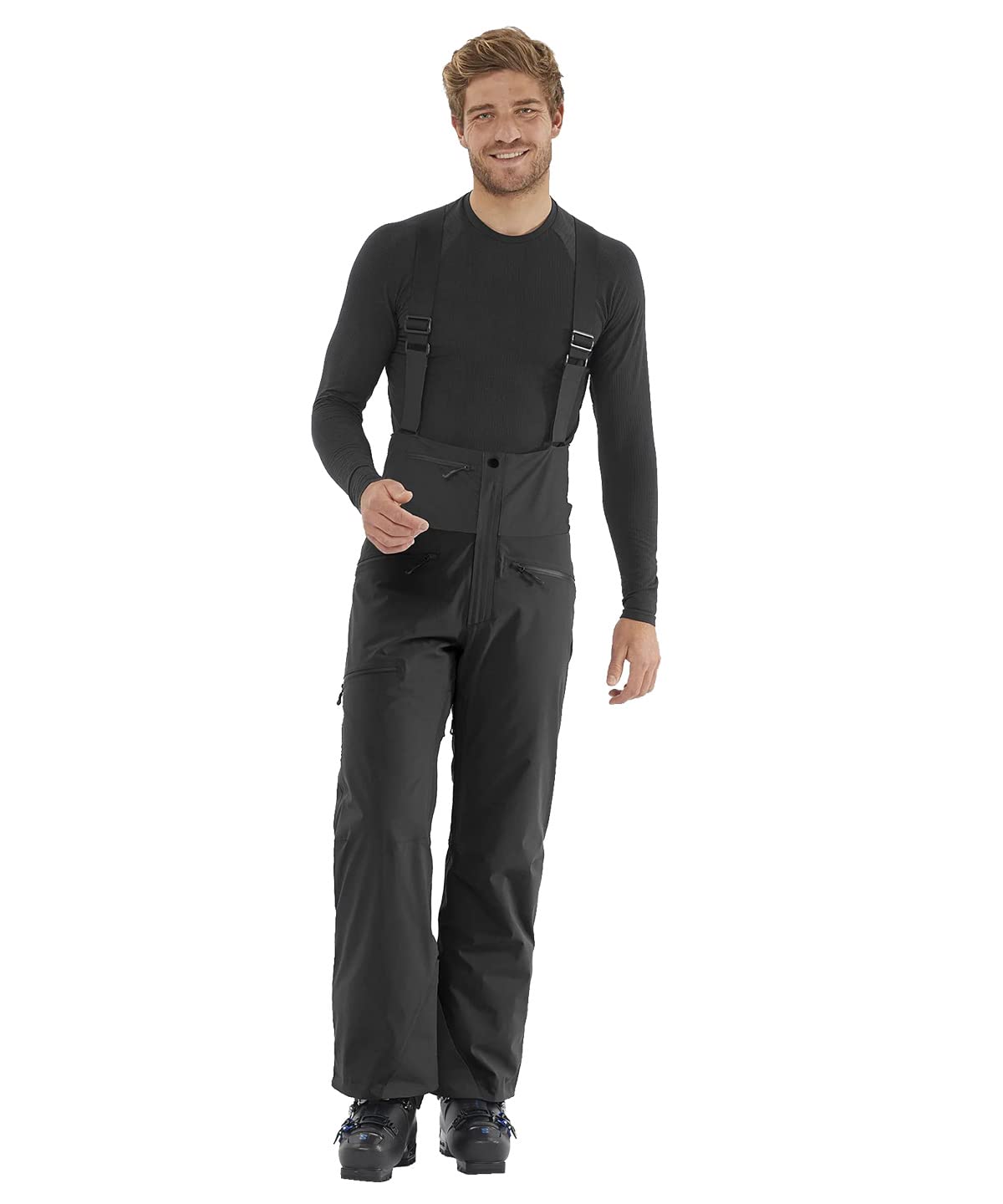 Salomon Men's Standard Brilliant Suspenders, Deep Black, X-Large Short
